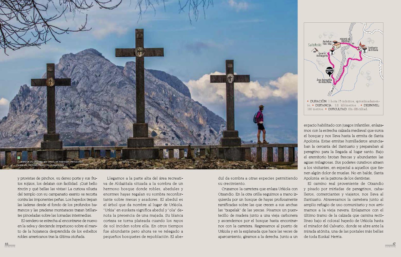 “Santuarios y monasterios”, artea, gastronomia, historia eta txangoak batu dituen liburua ...