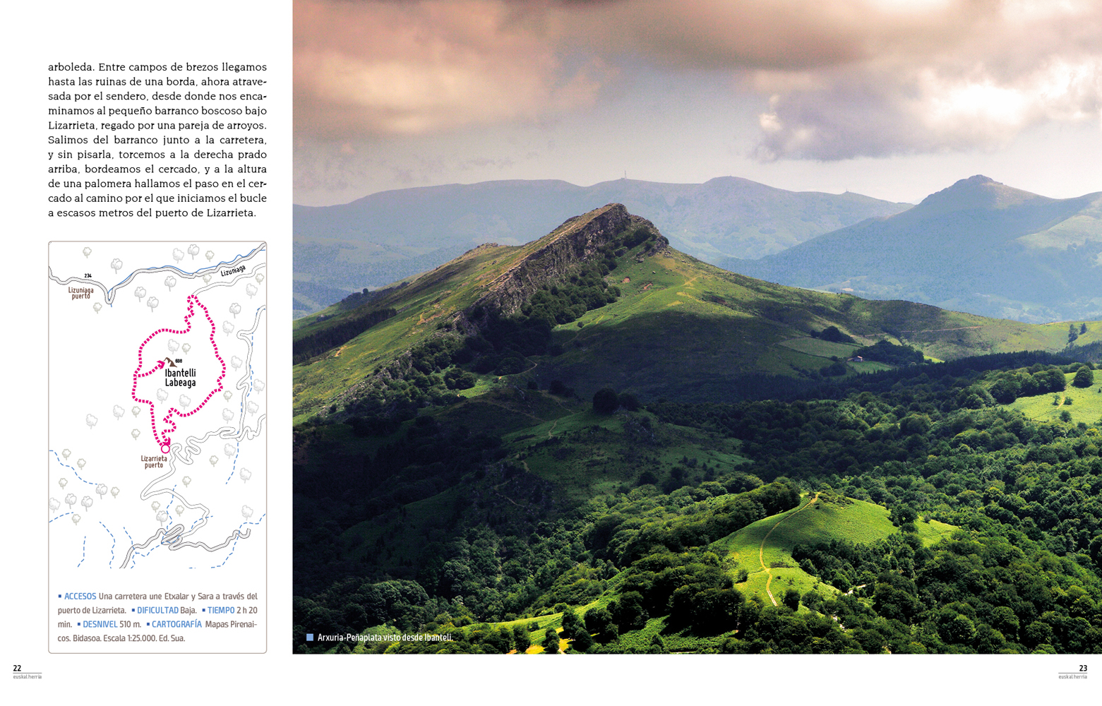 “Rutas por el Pirineo Vasco”, gure mendi handiak ezagutzeko liburua | Euskal Herria liburuak